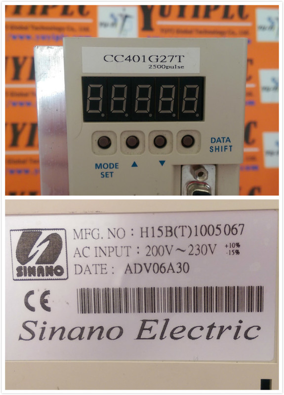 SINANO CC401G27T AC SERVO DRIVER - PLC DCS SERVO Control MOTOR POWER SUPPLY IPC ROBOT